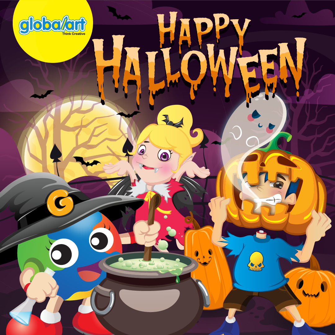 Happy Halloween 2021 Greetings from Global Art Singapore - Best Art ...