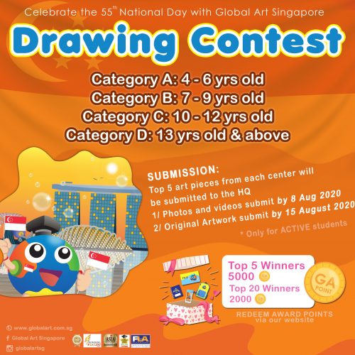 National Day Drawing Contest 2020 - Best Art Classes Singapore (SG ...